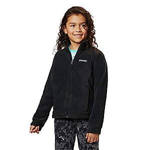Columbia Baby Girls Benton Springs Fleece Jacket, Black, Medium