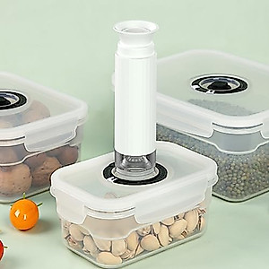 Hand Pump for Sous Vide Bags,YIMIKE Manual Handheld Vacuum Pump,Jar Vacuum Sealer for Wide & Regular Mouth Mason Jars