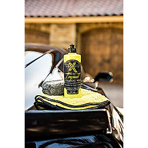 Liquid X Yellow Xtreme Plush Waffle Weave Microfiber Detailing Towel Guaranteed Satisfaction - 16" x 16" (5 Pack)