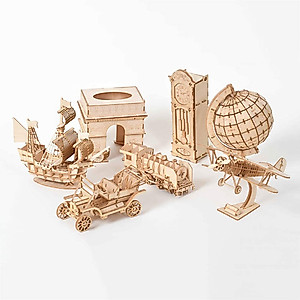 FOGAWA 5Pcs Balsa Wood Sheets 1/16 x12x8 Inch Plywood Sheets Unpainted Thin Natural Unfinished Wood Hobby Wood Board for Making Mini House Airplane Ship Boat DIY Model