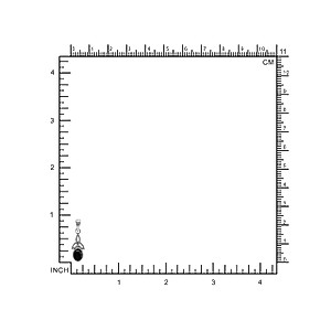 Silvershake Natural Black Onyx 925 Sterling Silver Triquetra Celtic Knot Pendant with 18 Inch Chain Necklace