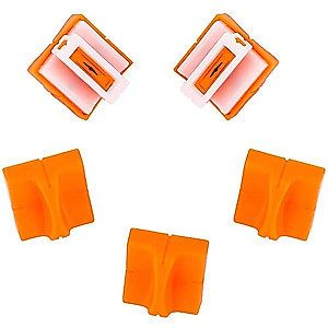 Firbon A4 Paper Cutter Bundle with 5Pcs Replacement Blades, 12 Inch Titanium Paper Trimmer Scrapbooking Tool with Side Ruler for Craft, Coupon, Label, Cardstock