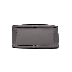 MKF Crossbody Shoulder Bag for Women – PU Leather Pocketbook Handbag – Designer Fashion Purse, Shoulder Crossover Taupe