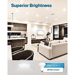Sunco 10 Pack BR30 LED Bulbs Indoor Flood Lights 11W Equivalent 65W, 3000K Warm White, 850 LM, E26 Base, 25,000 Lifetime Hours, Interior Dimmable Recessed Can Light Bulbs - UL & Energy Star