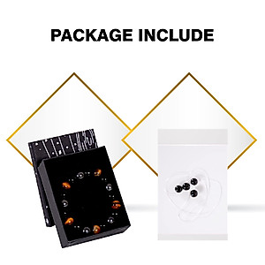 Fishent Triple Protection Bracelet, Black Obsidian Hematite Bracelet, Bring Lucky and Prosperity, Tiger Eye Beaded Bracelets for Men and Women, Good Luck Crystal Bracelet Adjustable Elastic