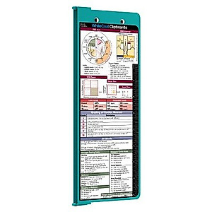 Whitecoat Clipboard® Vertical - Teal Medical Edition