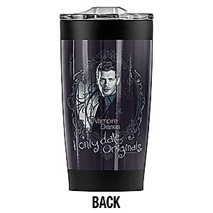 Logovision Vampire Diaries originals Stainless Steel Tumbler 20 oz Coffee Travel Mug/Cup, Vacuum Insulated & Double Wall with Leakproof Sliding Lid | Great for Hot Drinks and Cold Beverages
