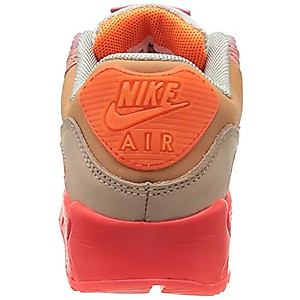 Nike Women's Air Max 90, Bright Crimson/Pure Platinum, 10.5