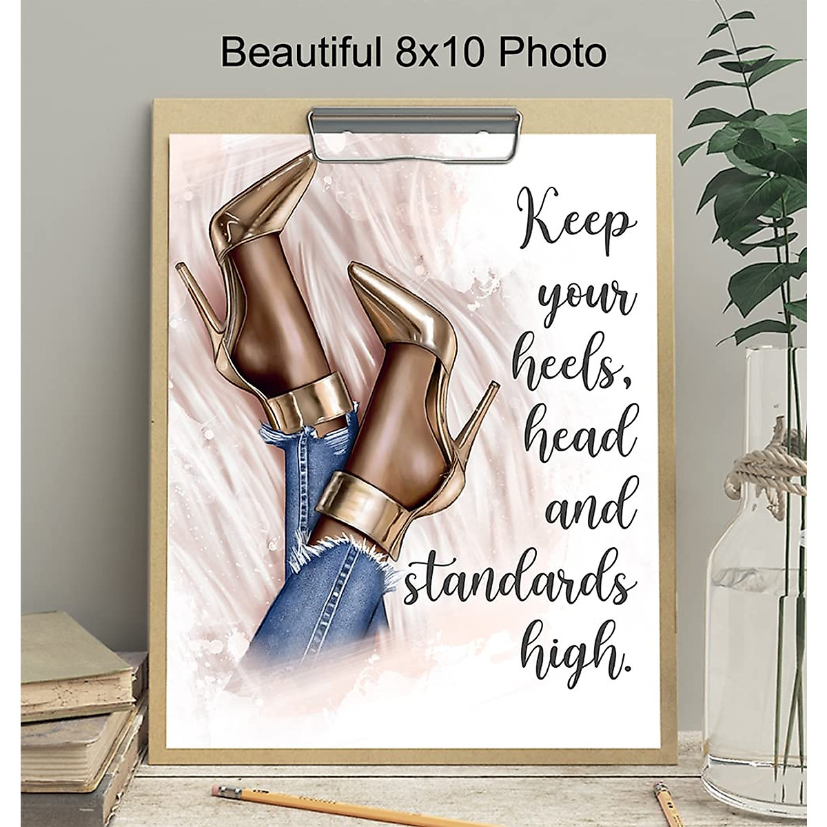 African American Wall Art - Black Women - Black Wall Decor - Fashion Quotes - Fashion Wall Decor - Inspirational Quotes Wall Art - Glam Wall Decor - Black Woman - Latina - Black Wall Art -High Fashion