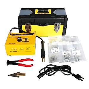 DENTPULLER 60W Plastic Welder Hot Stapler，110V Bumper Plastic Repair Welding Kit
