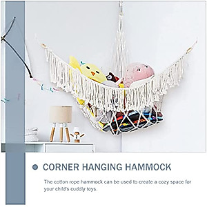 BESPORTBLE Stuffed Animals Toys Toys Toys Stuffed Animal Toy Hammock Toy Organizer Storage Net Plush Toys Holder Hanging Corner Net for Keeping Rooms Clean Toys Toys Toys Exercise Ball