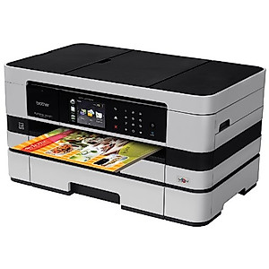 Brother Printer MFCJ4710DW Wireless Color Inkjet All-in-One Printer with Scanner, Copier and Fax, Amazon Dash Replenishment Ready