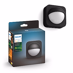 Philips Hue Dusk-to-Dawn Outdoor Motion Sensor, Wireless and Easy to Install, Works with Philips Hue Lights, Hue Bridge Required