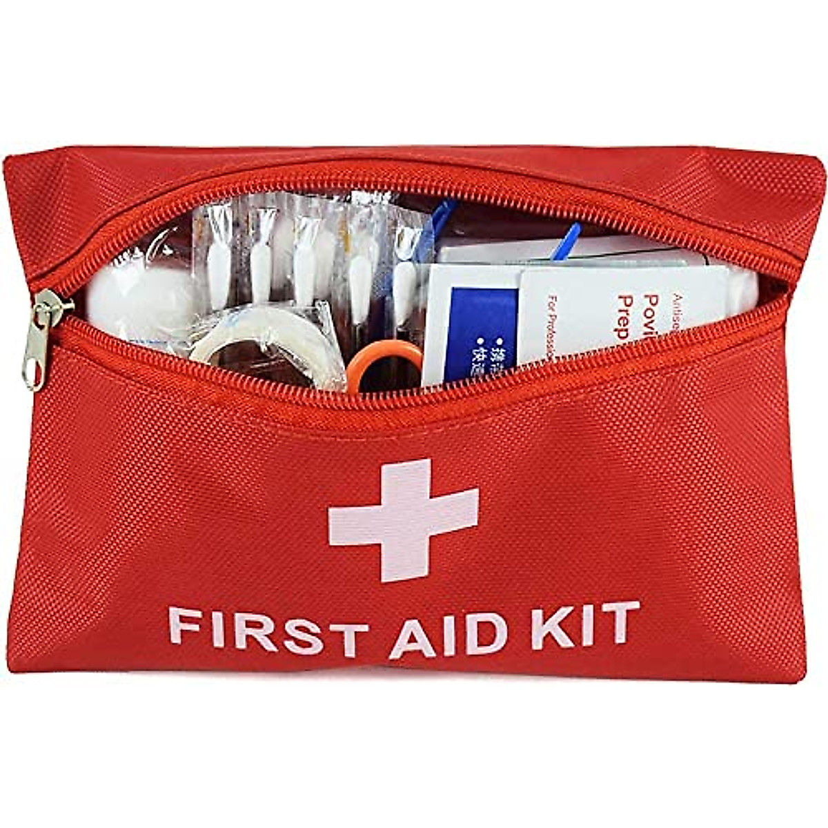 AOUTACC 12 Pack Mini First Aid Kit Empty Bag, Travel Empty First Aid Kit Pouch Bag for Emergency at Home, Office, Car, Outdoors, Boat, Camping, Hiking(Bag Only)