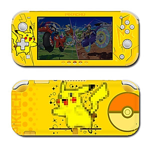 TIKOdirect Switch Lite Skin Sticker Compatible with Nintendo Switch Lite, Pretty Pattern Full Wrap Skin Protective Film Sticker, Yellow