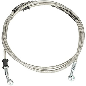 YOXUFA Rear Brake Master Cylinder Reservoir Hose Line for 90cc 110cc 125cc 150cc 200cc 250cc Arctic Cat Suzuki Chinese ATV Quad Pit Dirt Bike Yerf Dog Helix Coleman Go Kart Cart Buggy Motorcycle Parts