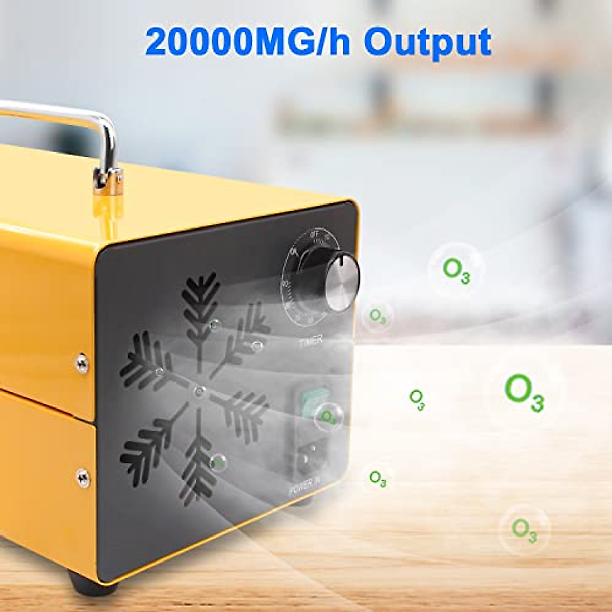 20000mg/h Ozone Machine Generator for Odor Removal Ozonator O3 Machine for Home Car Office Large Room