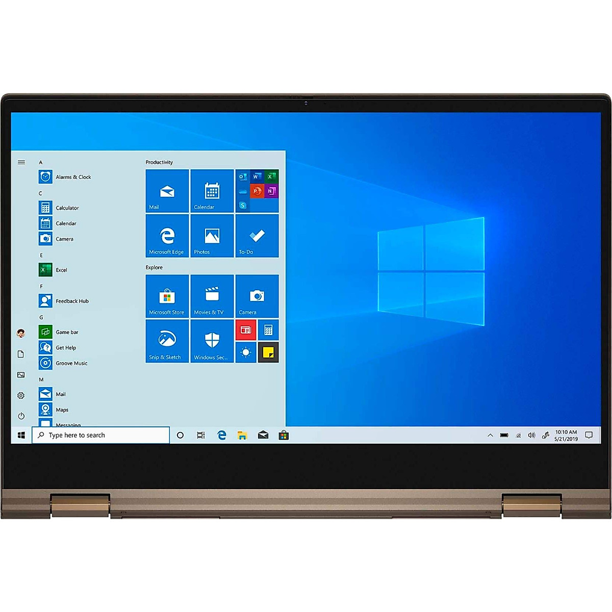 Dell Premium Inspiron 14 7000 7405 2-in-1 Laptop 14" FHD IPS Touchscreen | AMD 6-Core Ryzen 5 4500U (> i7-10510U) | 8GB DDR4 512GB SSD | Backlit KB Fingerprint HDMI USB-C WiFi6 Win10 Pro Gold(Renewed)