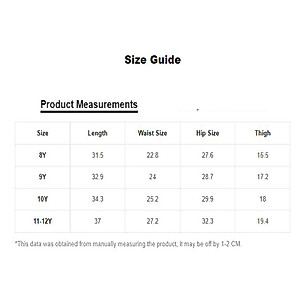 Floerns Girls Casual Denim Pants High Waist Flare Leg Jeans with Pocket Medium Blue 11-12Y