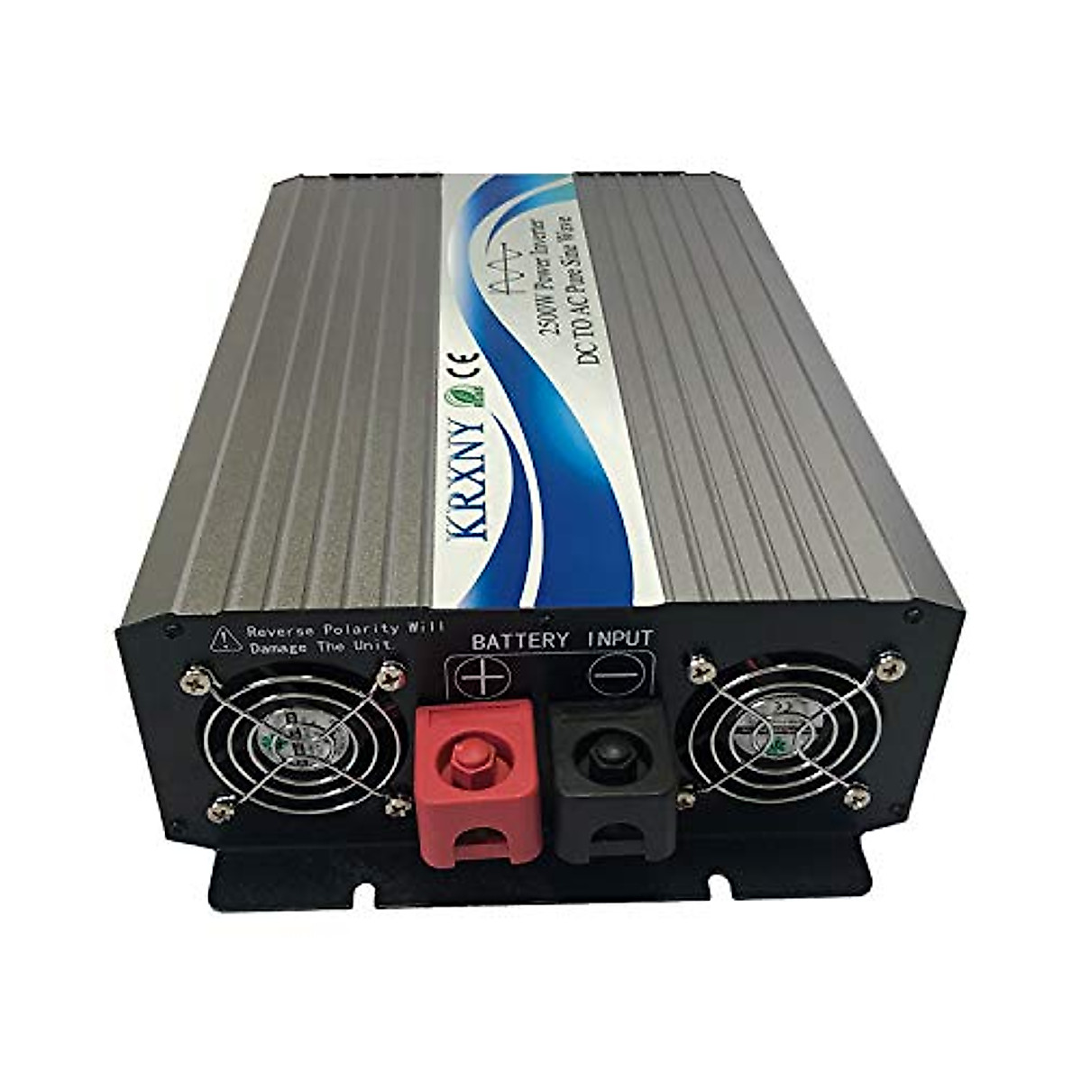 KRXNY 2500W Off Grid Pure Sine Wave Solar Power Inverter 48V DC to 110V 120V AC Converter 60HZ with LCD Display