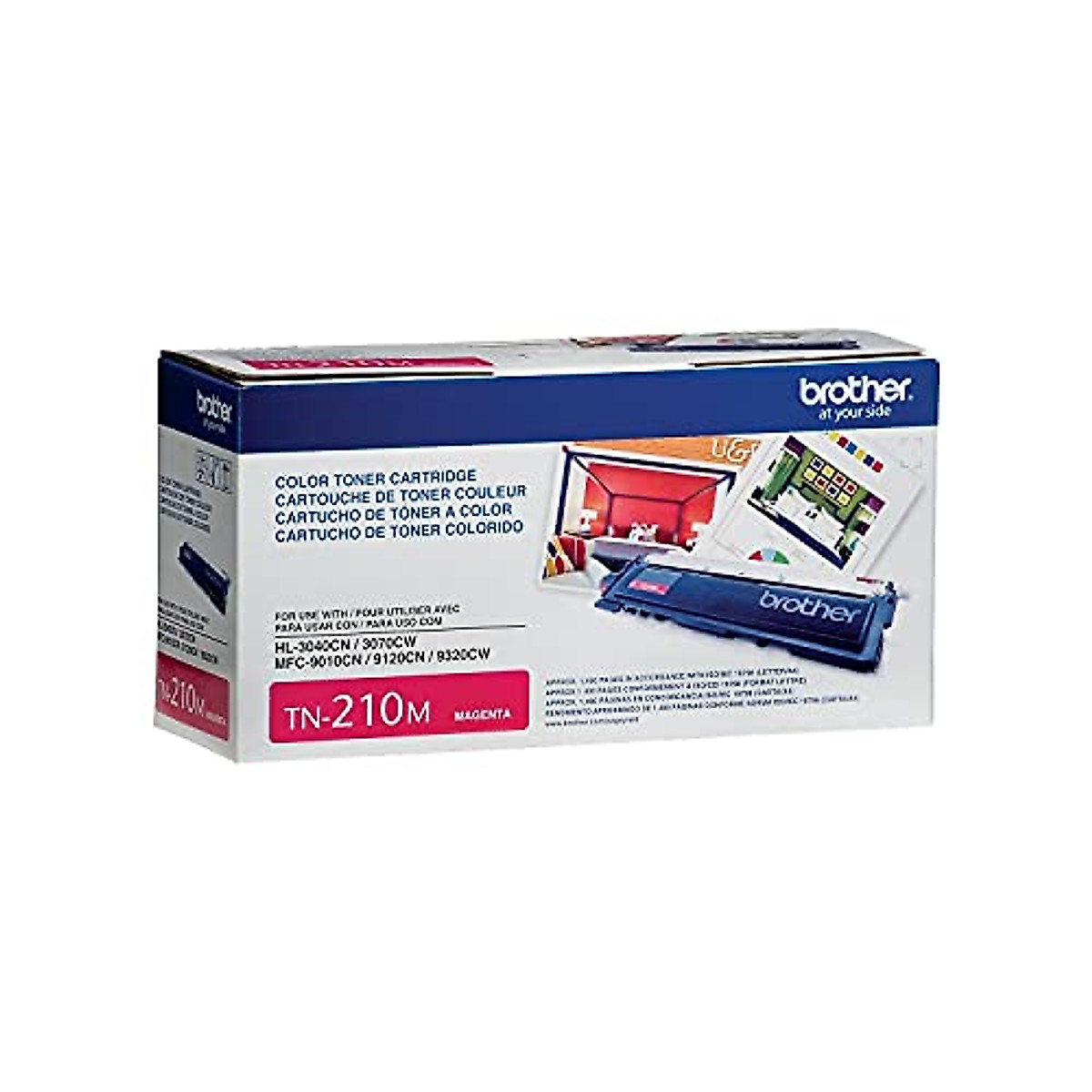Brother Tn210m Toner Cartridge (Magenta) in Retail Packaging