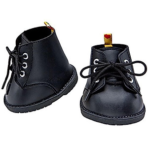 Build-a-Bear Workshop Black Combat Boots