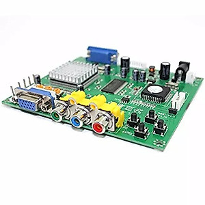 Paddsun Arcade Game RGB CGA EGA YUV to VGA HD Video Converter Board 1 VGA Single Output Jamma Game Monitor to CRT to LCD Converter PDP GBS-8200 Projector