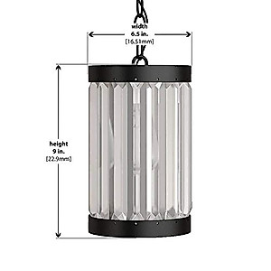 Home Decorators Collection 1-Light Oil-Rubbed Bronze Indoor Glass Mini Pendant