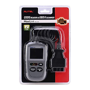 Autel ML329 OBD2 Scanner Advanced Version of AL319 Code Reader AutoVin Function Engine Fault CAN Scan Tool with Patented One-Click I/M