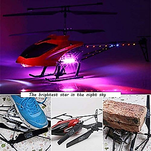 VanFty Large Fall Resistant Rc Helicopter for Adults Helicopters Remote Control Charging 3.5 Channels RC Drone Helicopter Toys with LED Light Night Sky Flight Teenagers Boys Girls Gift (Color : Red)
