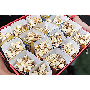 CANDY POP Butterfinger Candy Coated Popcorn (5.25oz bags) Made with Real Butterfingers Candy Pieces - Pack of 6