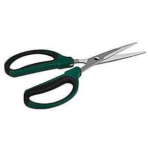 PowGrow 3-Pack Bonsai Shears Garden Pruning Scissors with 60mm Straight Stainless Steel Blades, Trimming Pruner Scissors with Precision Blades and Ergonomic Comfort Grip Handles