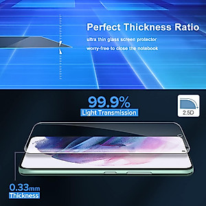 YINOVEEN 2 Pack Tempered Glass Screen Protector for Fire HD 10 Tablet 10.1 inch (9th/7th Generation, 2019/2017 Release), 2.5D Radian, 9H Hardness(Not Fit Fire HD 10 11th/13th Gen, 2021/2023)