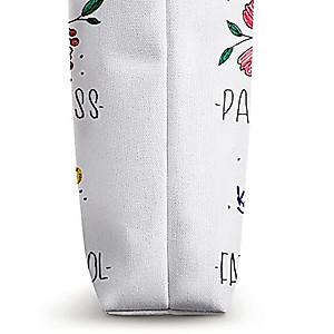 Inspirational Fruit Of The Spirit Botanical Flower Religious Tote Bag