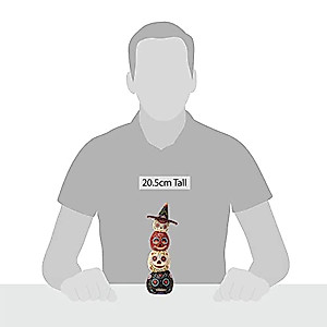 Enesco Jim Shore Heartwood Creek Stacked Day of Dead Pumpkins Figurine, 9.06 Inch, Multicolor