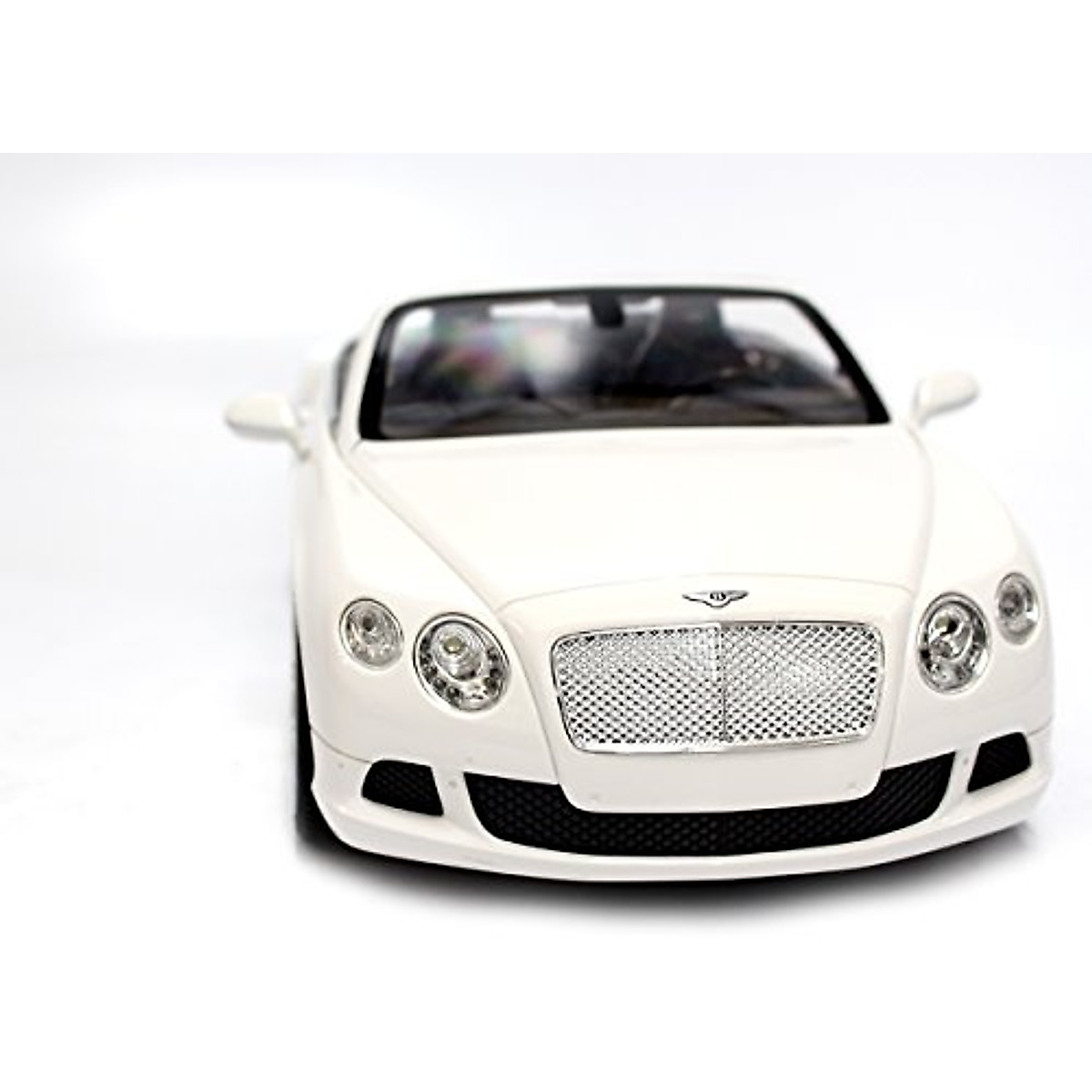 PowerTRC Full Functional GT Speed Bentley Continental Official Licensed by Bentley RC Vehicles Battery Operated 1:12 Scale for Kids (White)