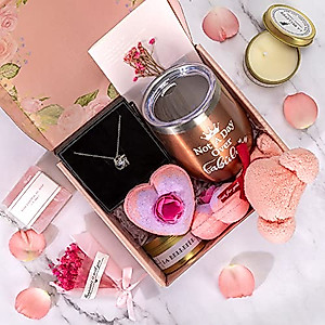 Birthday Gifts for Women, Relaxing Spa Gift Box Basket for Her, Pampering Gifts Thank You Gifts for Girls, Mom Wife Sister Best Friend Unique Happy Birthday Bath Set Gift Ideas