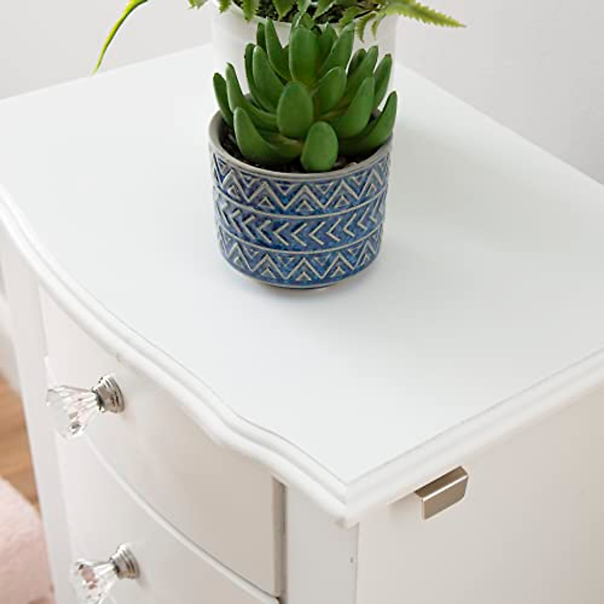 Powell Furniture Jewelry Armoire, White, 13"x 9.375"x 35.5"