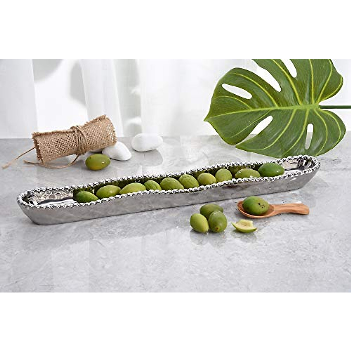 Pampa Bay Porcelain Verona Olive Serving Dish