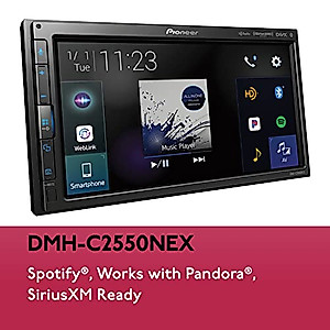 Pioneer DMH-C2550NEX 6.8" Amazon Alexa When Paired with Pioneer Vozsis App, Android Auto, Apple CarPlay, Bluetooth, HD Radio - Modular Solutions Digital Media Receiver