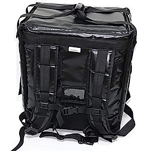 PK-66Z: Food Delivery Bags, Pizza Thermal Delivery Box, Insulated Delivery Backpack, Catering Bags, 16" L x 12" W x 18" H, Matte Waterproof