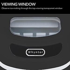 Whynter IMC-270MB Compact Portable 27 lb capacity-Black Ice Makers, One Size