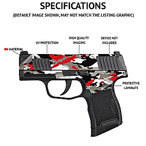 MightySkins Skin Compatible with Ruger LCP 380 - HTC Fall | Protective, Durable, and Unique Vinyl Decal wrap Cover | Easy to Apply, Remove, and Change Styles | Made in The USA