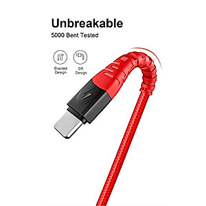 [2 Pack] Charge/Sync Cable, iFlash1 Foot Charging Cable Fast Charging & Sync Charger Apple iPhone Xs/XS Max/XR/X / 8/8 Plus / 7/7 Plus / 6S/6 Plus/SE/ 5S, iPad Pro Air Mini 1/2/3/4, iPod Touch 5/6