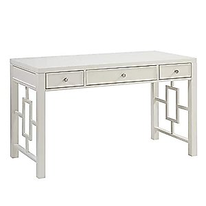 Comfort Pointe Verano 3-Drawer White Wood Desk