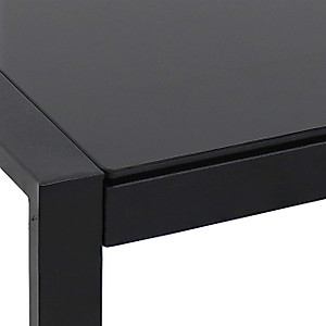 Sunnydaze Coachford 4-Piece Patio Conversation Furniture Set - 1 Loveseat, 2 Chairs and 1 Coffee Table - Thick Blue Cushions