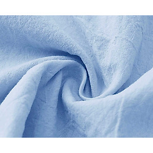 Dutebare Toddler Girls Tulle Tutu Dress Linen Ruffle Tie Back Sleeveless Kids Princess Party Dresses 829 Blue 80