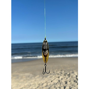 3 Pack '2/0' Bead Rig Surf Fishing Hi-Lo Double Drop Hand-Tied 30LB Mono (Florida Red)