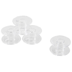 SINGER Bobbins Class 15 Transparent Plastic Bobbins – Replacement Bobbins for Sewing Machine, Sewing Machine Bobbins, Sewing Machine Accessories, 12ct