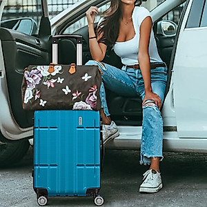 Strenforce Luggage Sets 3 Piece ABS Clearance Luggage Lightweight Suitcase Sets with Spinner Wheels TSA Lock,Lake Blue,3 Piece Set (20/24/28)